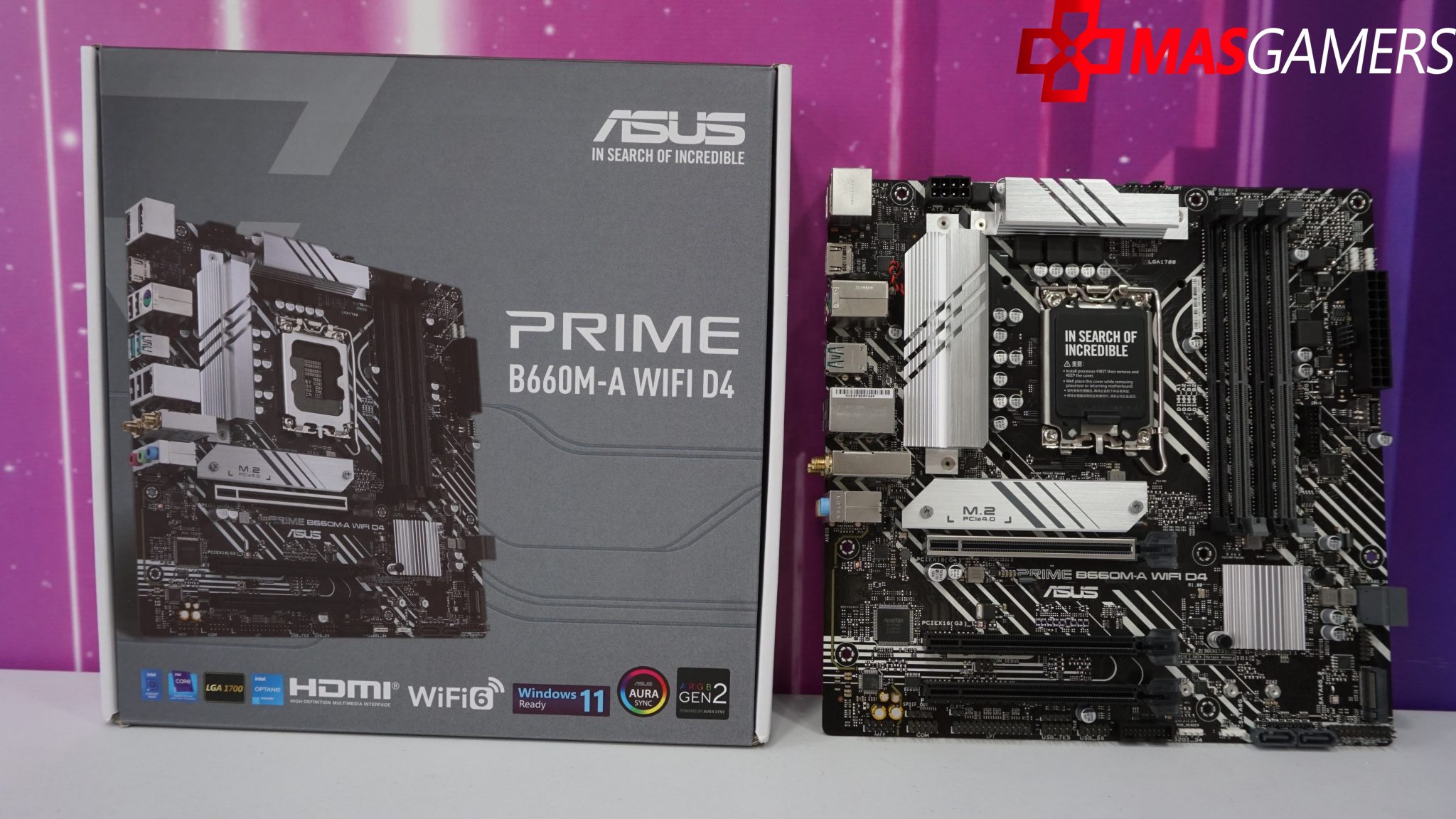 ASUS Prime B660M-A WiFi D4 - MasGamers