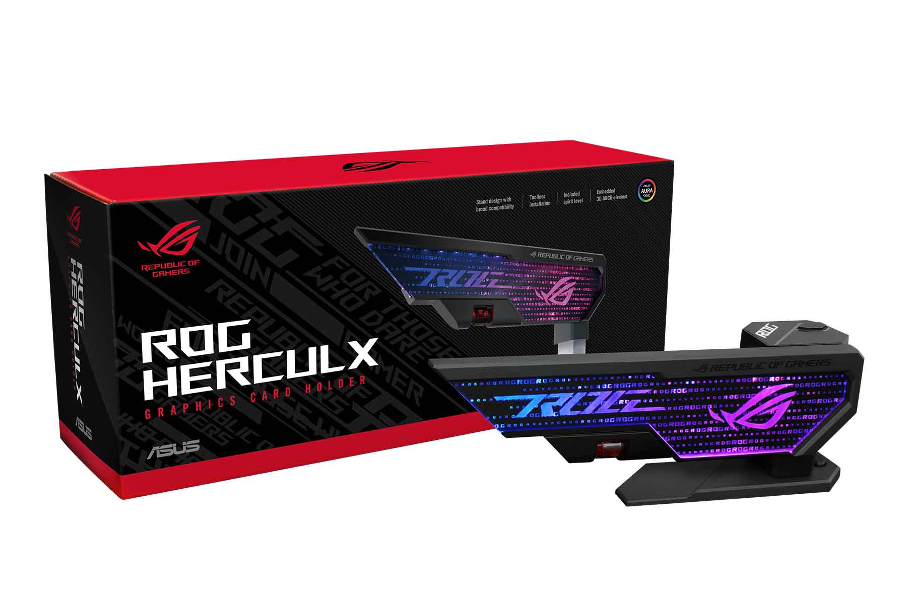 ASUS Republic of Gamers presenta el soporte para gráficas Herculx
