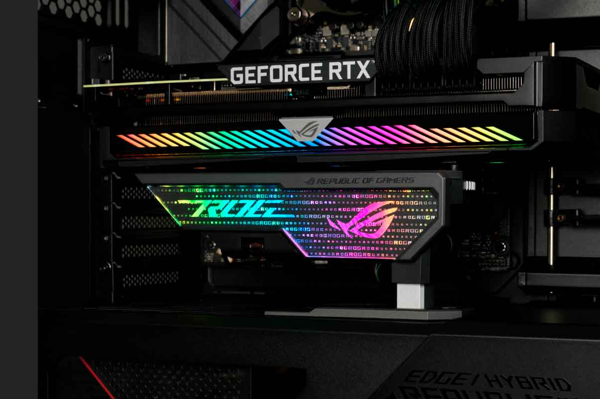 ASUS Republic of Gamers presenta el soporte para gráficas Herculx