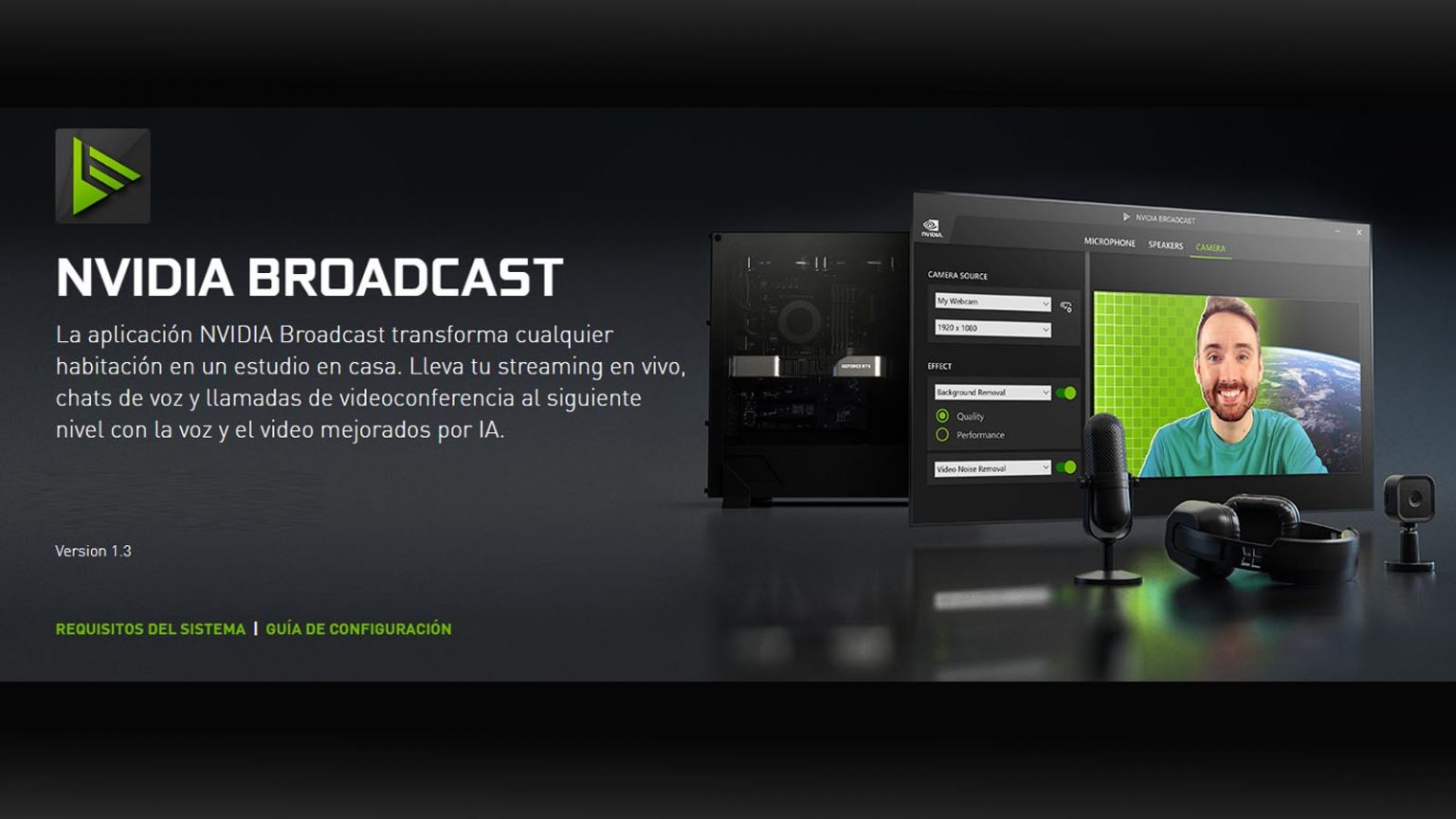 ¿Qué es NVIDIA Broadcast y cómo funciona? - MasGamers