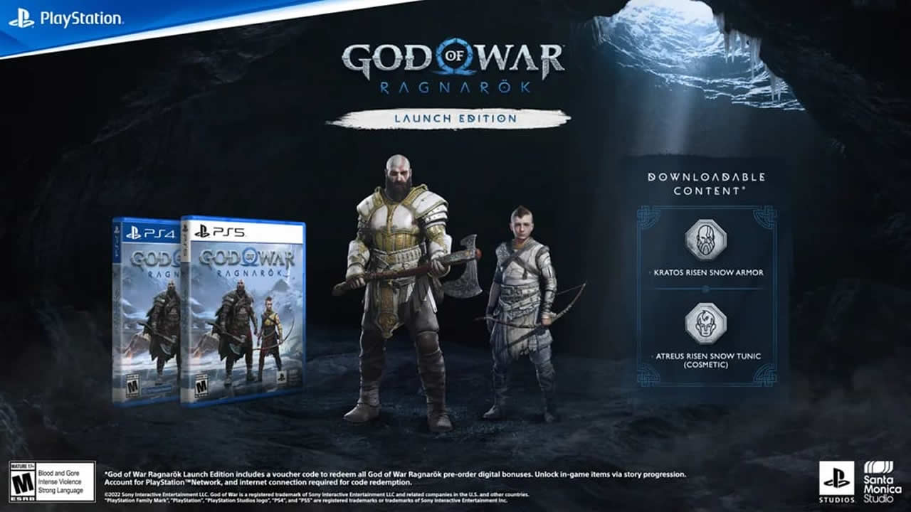 God of War Ragnarok: Éste es el contenido de todas sus ediciones