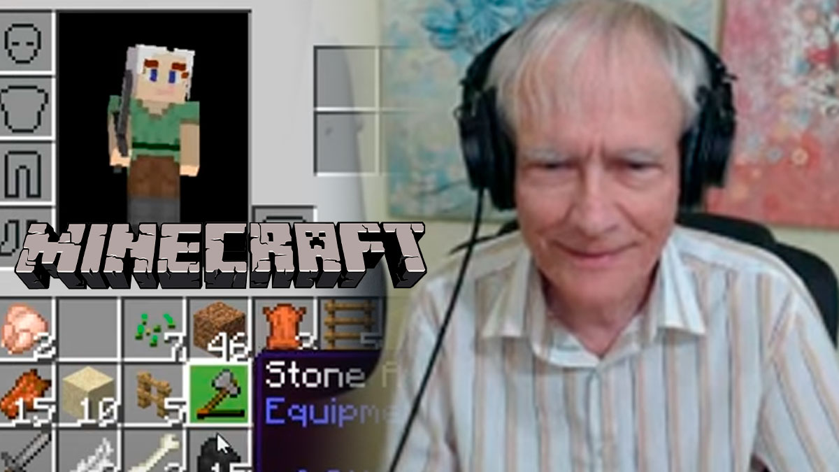 Streamer veterano celebra sus 71 años con sus seguidores en Minecraft