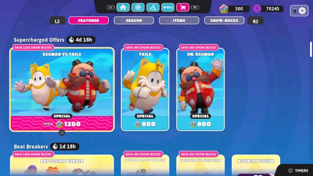 Sonic vuelve a Fall Guys con más skins y un escenario temático