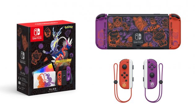 Nintendo devela Switch OLED de Pokémon Violet y Scarlet