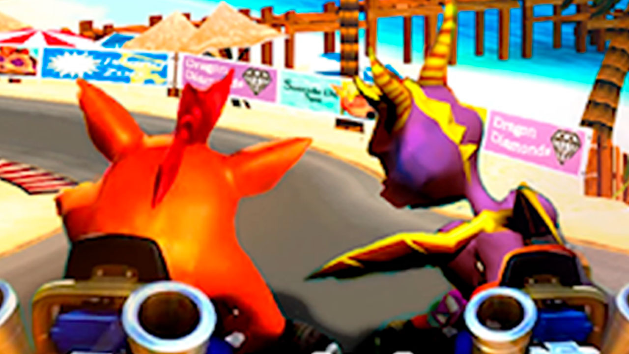 Descubren la existencia de 'Crash vs. Spyro Racing'