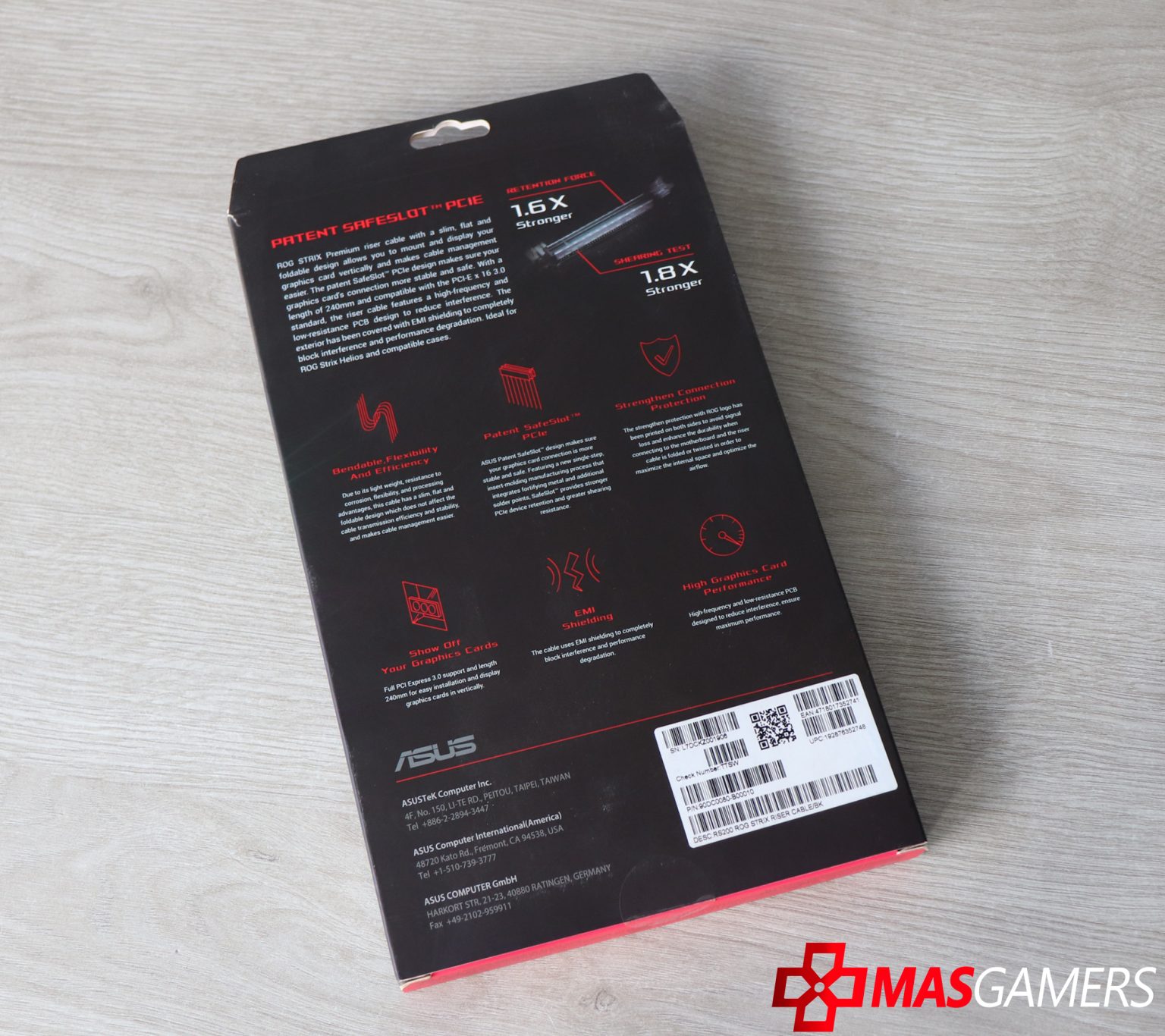 ASUS ROG STRIX RISER CABLE -REVIEW - MasGamers