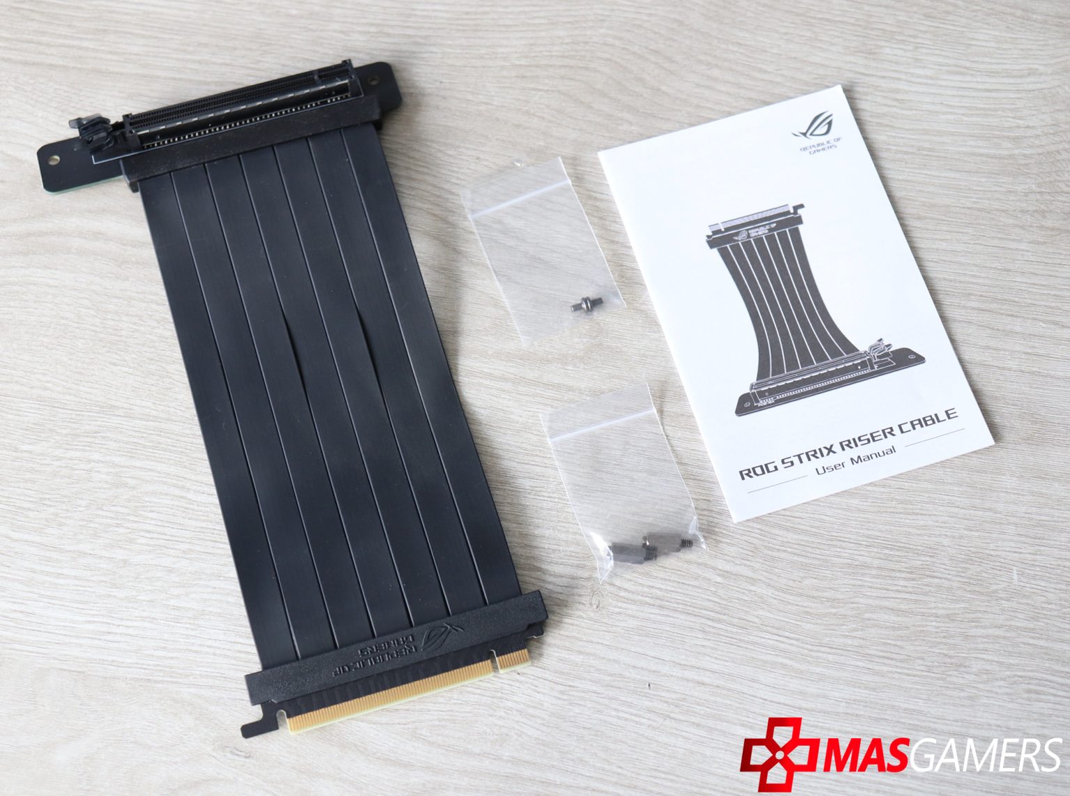 ASUS ROG STRIX RISER CABLE -REVIEW - MasGamers