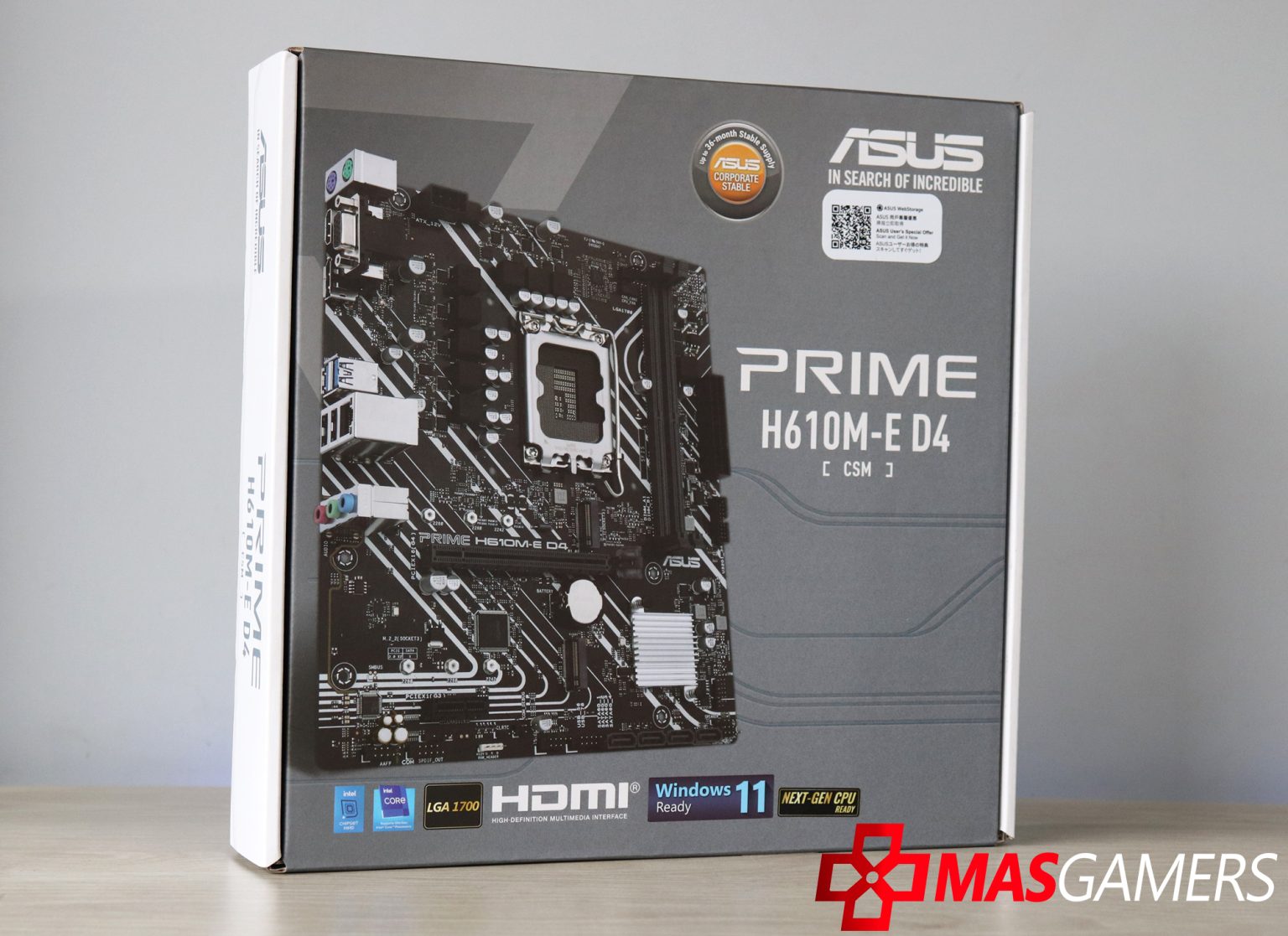 ASUS PRIME H610M-E D4 (CSM) – REVIEW - MasGamers