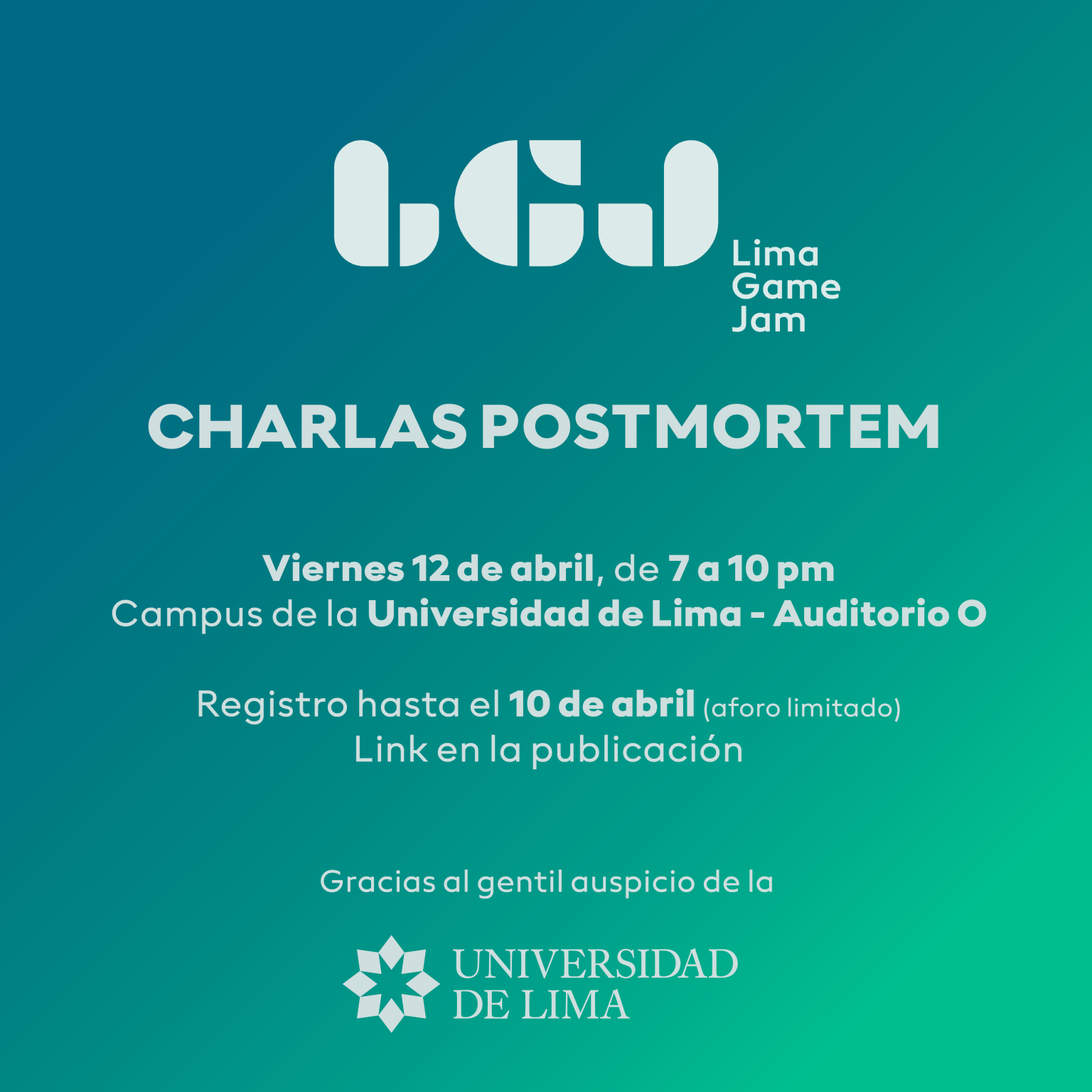 Participa en el LIMA GAME JAM (LGJ) POSTMORTEM 2024